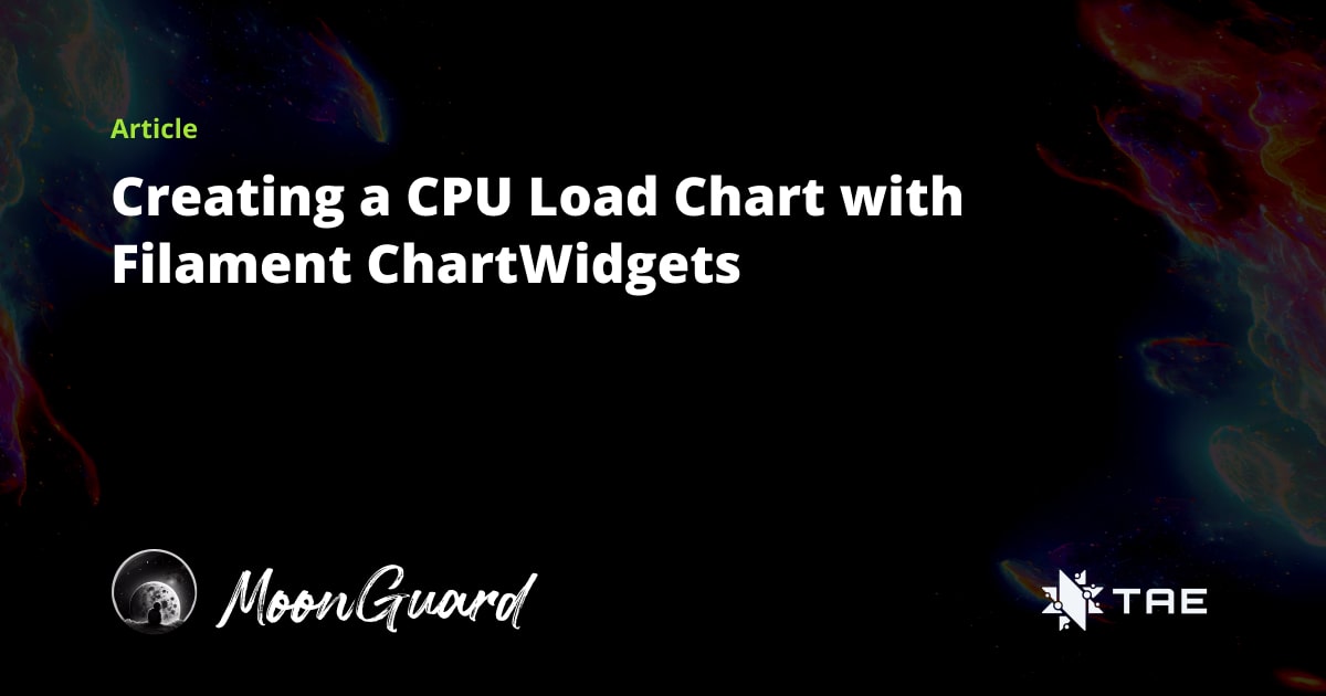 Creating a CPU load Chart with Filament ChartWidgets | MoonGuard - Web Monitoring Tools